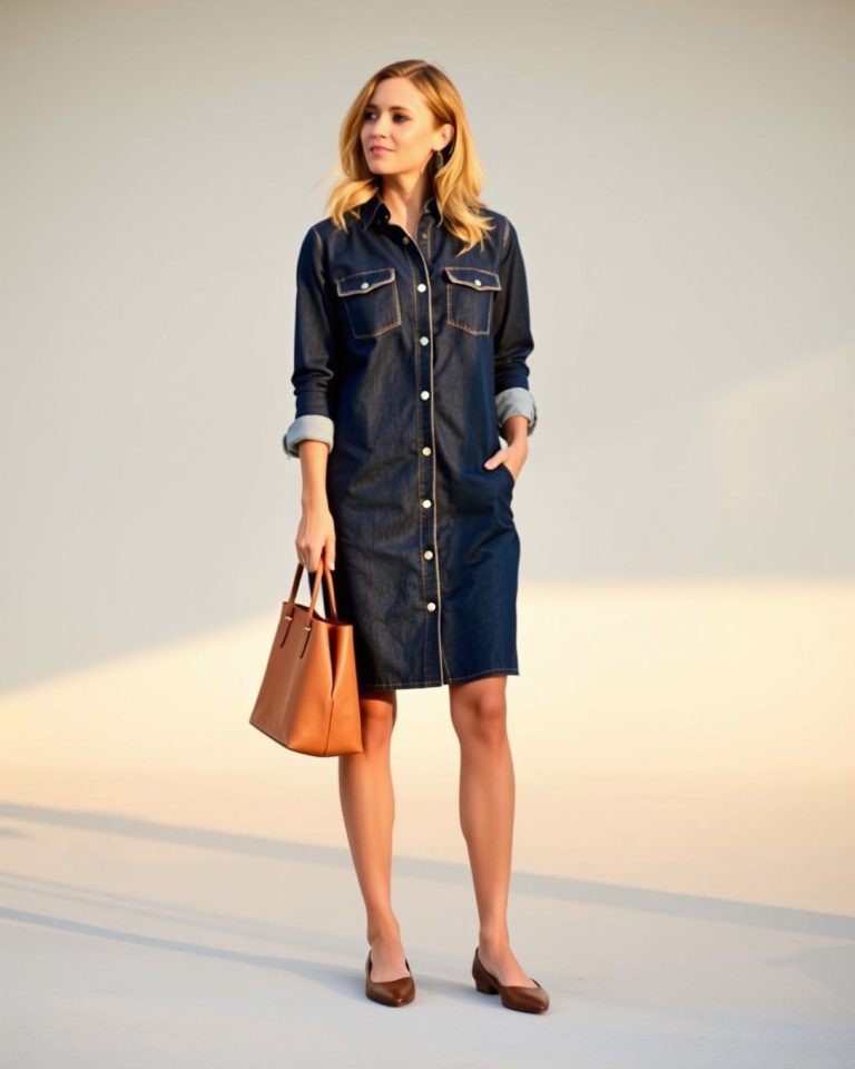 30 Irresistible Denim Dress Outfit Ideas for Every Occasion - Looks Of ...