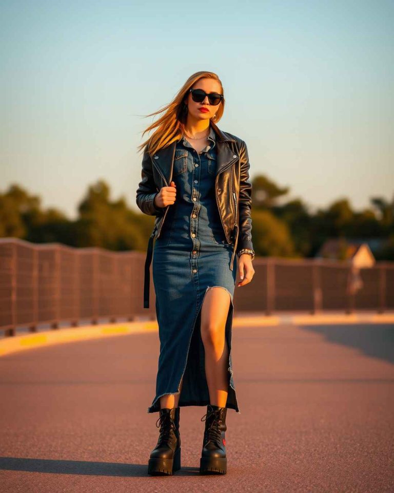 30 Irresistible Denim Dress Outfit Ideas for Every Occasion - Looks Of ...